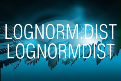 エクセルで対数正規分布の確率をLOGNORM.DIST関数で求める ※